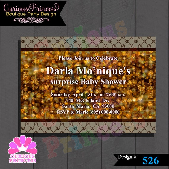 Gucci couture printable supplies for birthday by curiousprincess