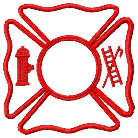 Large Maltese Cross Embroidery Design Instant Download