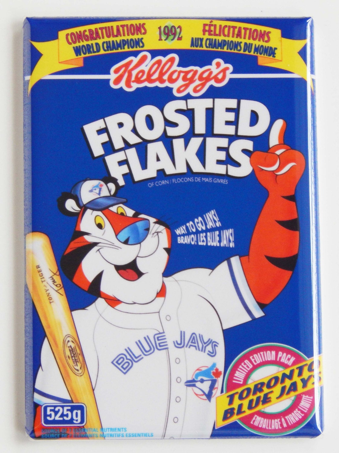 Toronto Blue Jays Cereal Box Fridge Magnet