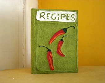 Handmade recipe book | Etsy