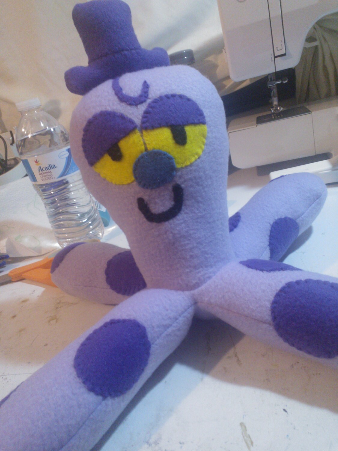 Mr. Octi plush Handsewn details Powerpuff Girls Made to Order