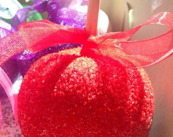 Glitter candy apples | Etsy