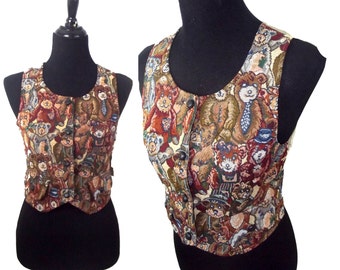 Teddy bear vest | Etsy