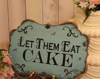 Eat cake sign | Etsy