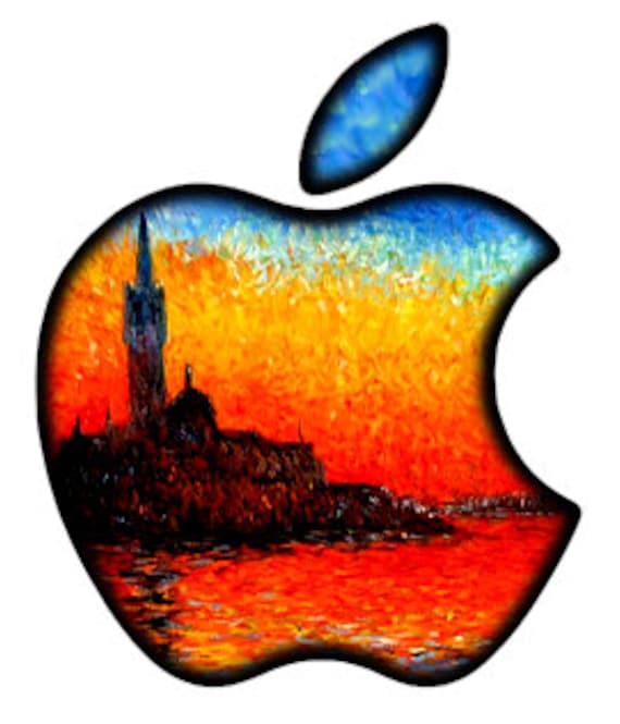 Items similar to Translucent Monet Apple LED Logo Overlay MacBook ...