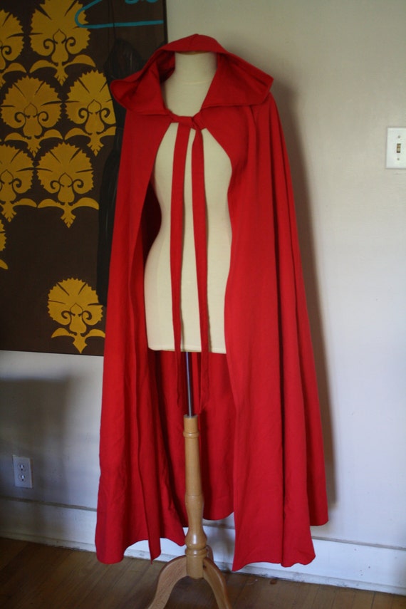 Little Red Riding Hood Cape ONLY Full Length by m3scostumes