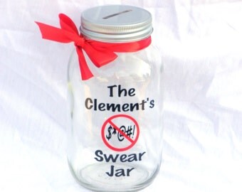 Unique swear jar related items | Etsy