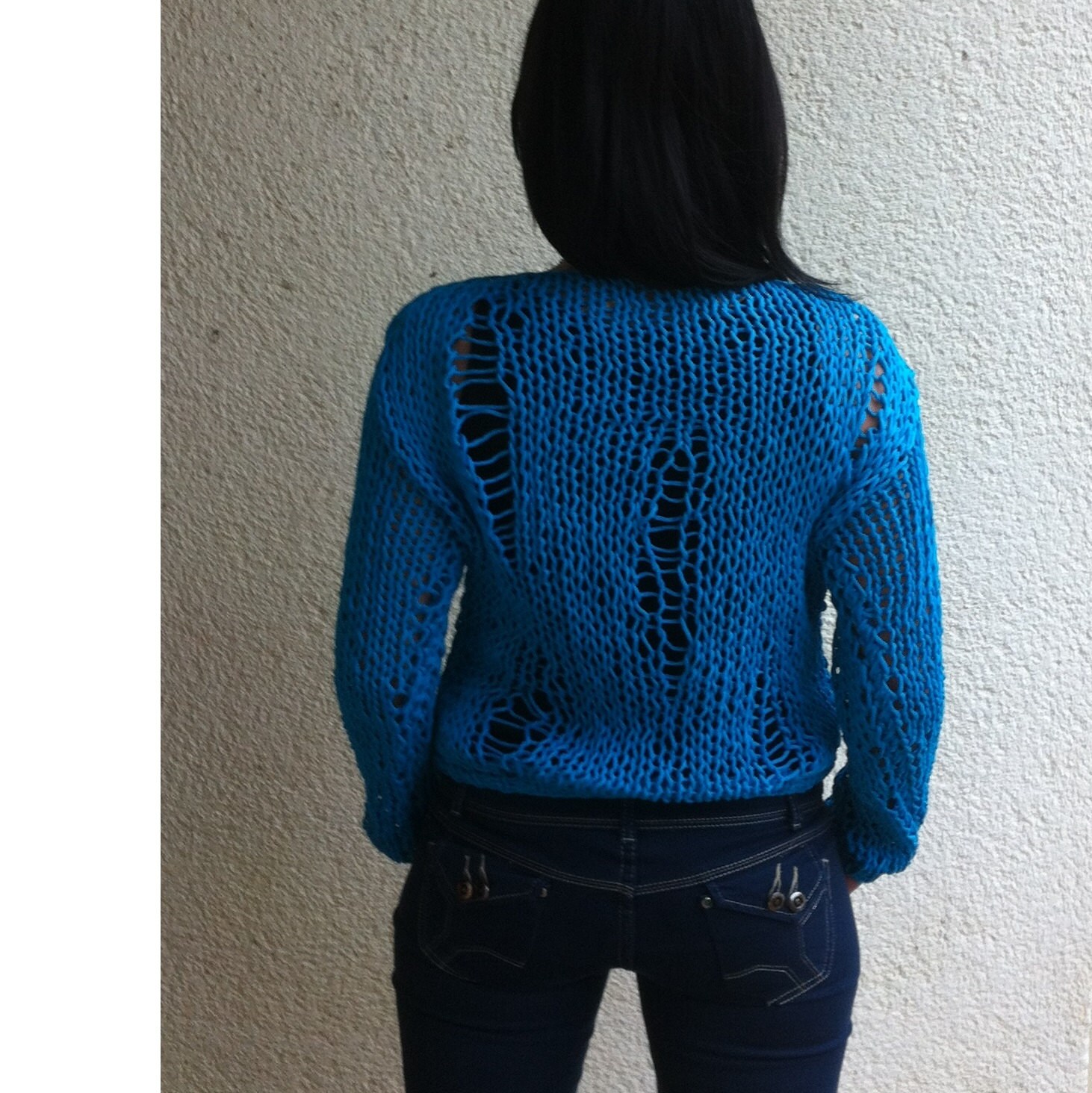 Knitting pattern Ripped sweater/pullover/long sleeved