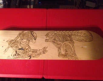 Alien VS Predator Skateboard Art (Useable)