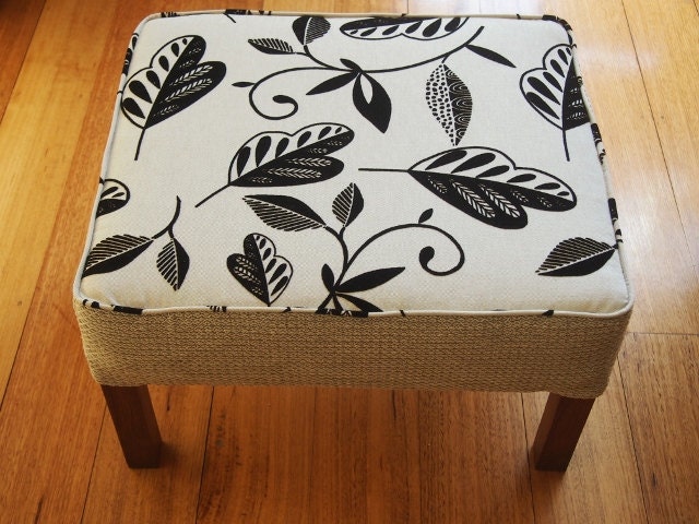 Upcycled Vintage Footstool FREE DELIVERY within Melbourne Metro Area ...