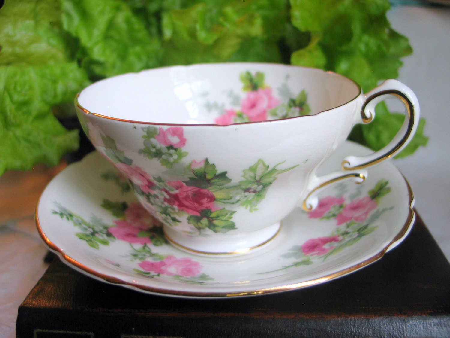 Stanley Tea Cup and Saucer, Pink Roses Cups, Antique Tea Cups, English ...