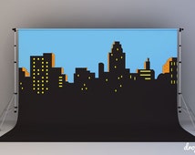 Popular items for skyline backdrop on Etsy