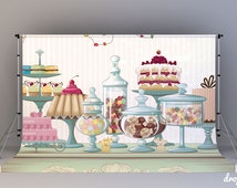 Popular items for candy backdrop on Etsy