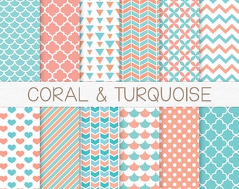 Popular items for turquoise digital on Etsy