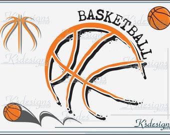 Popular items for basketball clipart on Etsy