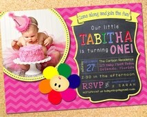 Popular items for baby first tv party on Etsy