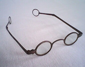 RARE 1700s EYEGLASSES Double Fold Spectacles Worn by Barristers ...