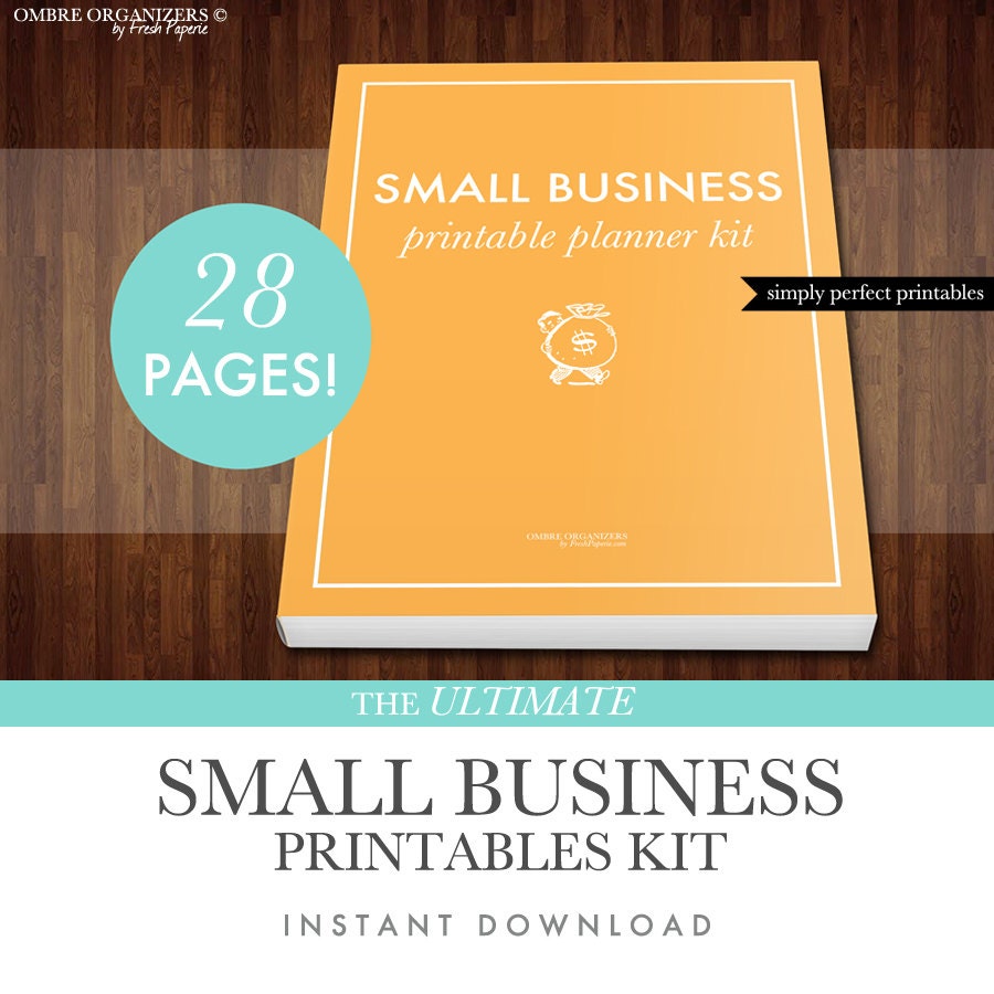 Small Business Planner Printables Kit PDF Letter Size