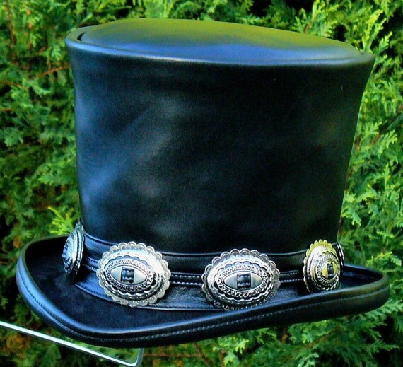 Australian hand crafted black leather Slash style by Cobbcoleather