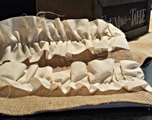 Popular items for ruffled table runner on Etsy