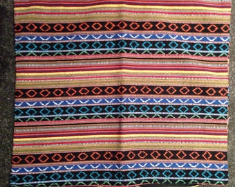 Hand-made cushion with Mexican pattern. To suit 46cm cushion insert.