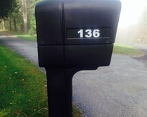 Popular items for mailbox number decal on Etsy
