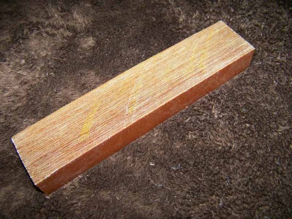 Brown Canvas Micarta Block for the Knifemaker by CustomBlacksmith