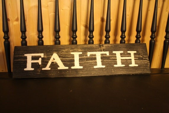 Items similar to Faith Sign on Etsy