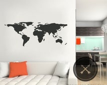 Unique large wall decals related items | Etsy