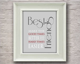 Gift for Best Friend, Birthday Gift, Wedding Gift, Gift for New Home ...