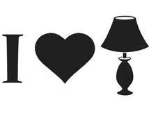 Popular items for i love lamp on Etsy