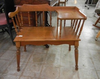 Vintage Maple Telephone Table
