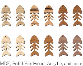 Unique wood fish shapes related items | Etsy