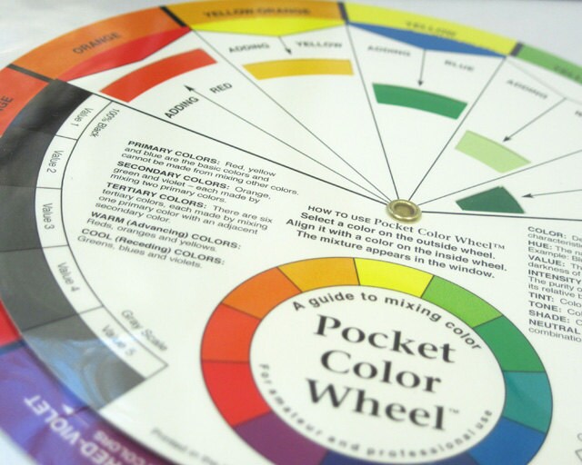 Color Wheel Mixing Guide Color Matching Guide Pocket Color