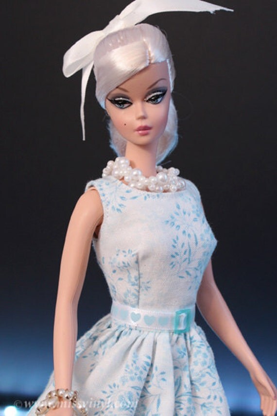 Items similar to Barbie Silkstone & FR outfit coton ooak par ma doll of ...