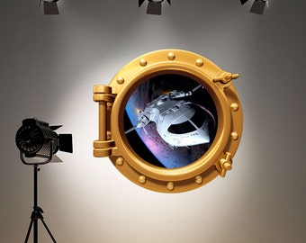 Space Wall Decal Space Ship Control Panel Wall Sticker