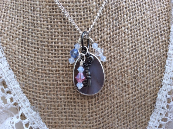 Items similar to Princess Bride Inspired Agate and Swarovski Necklace ...