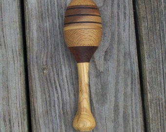 Heirloom Rattle, rattle, wood rattle, unique rattle, unique wood ...