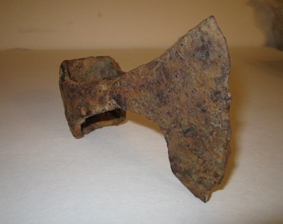REAL Viking Bearded Battle Axe 1000 Years Old Authentic