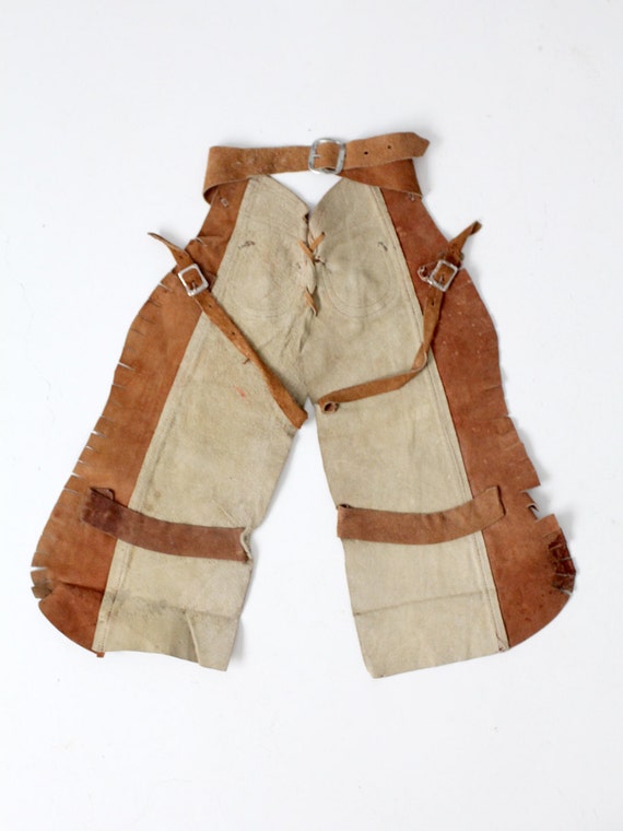 vintage children's chaps 1950s western cowboy kid's