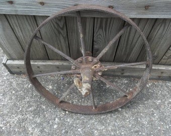 Popular items for antique metal wheel on Etsy