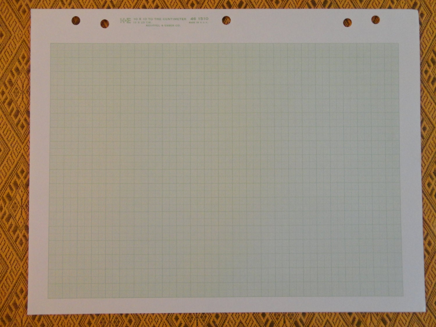 Square grid cross section graph paper K & E 46 1510 10