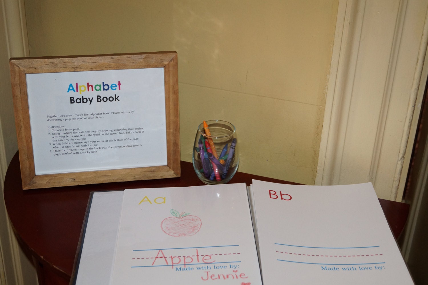 Trey's 1st Abc DIY Book Printable by SOLISTA