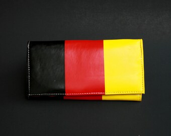 Womens Wallet, German Flag Wallet, Greman Flag Purse