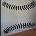 Baseball Softball Laces Wall Decal baseball decor softball