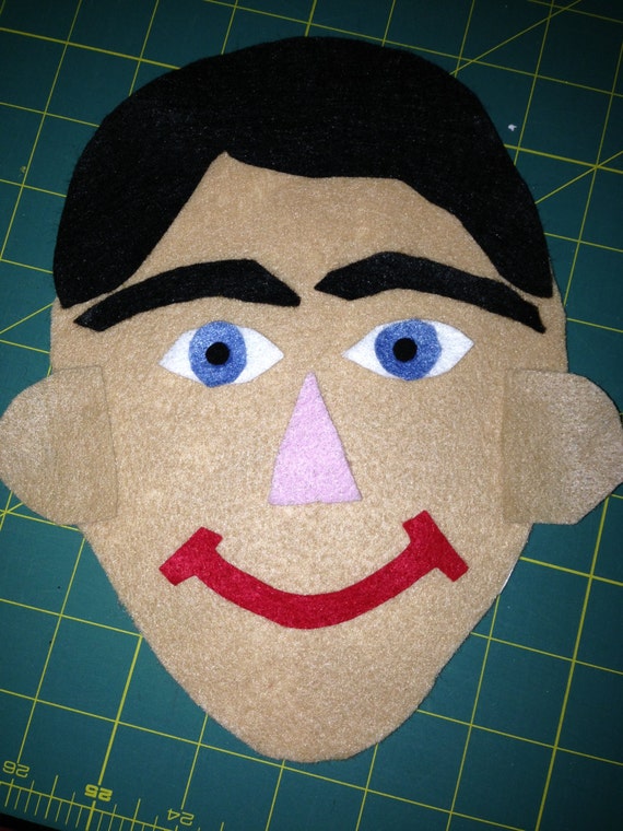 Items similar to Felt Face Fun!, base kit. Create a variety of people ...