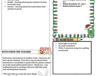 Items similar to Snowflake Damask Blue Christmas newsletter pdf ...