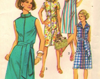 Simplicity 7671 Mini A-line Dress with Tie by PatternPeddler