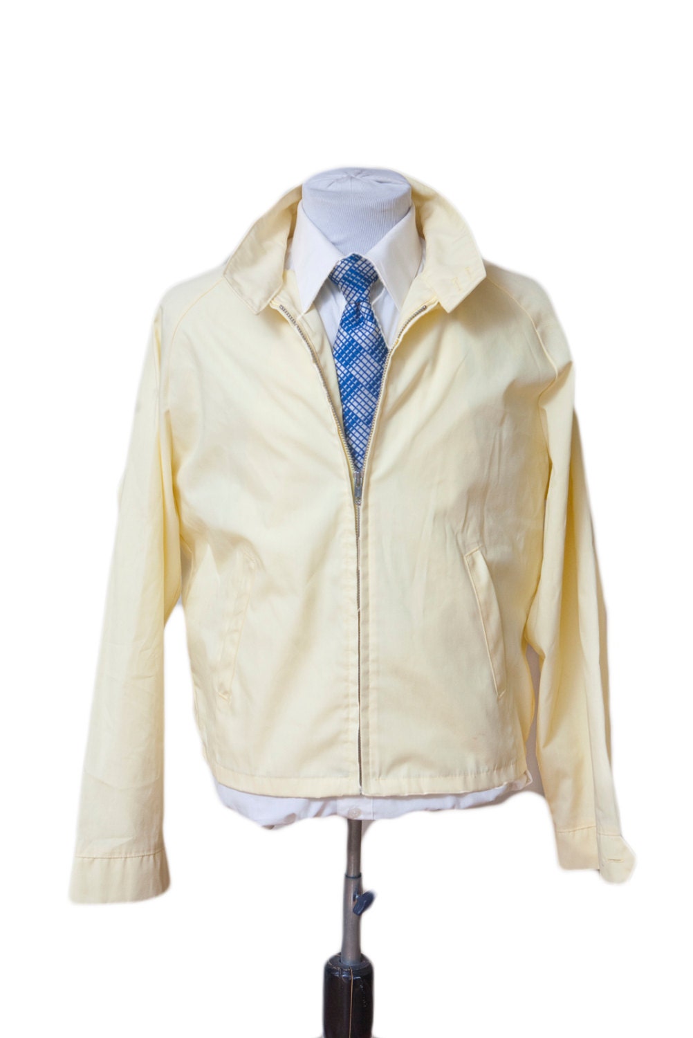 Men's Coat / Vintage Yellow Spring Jacket by Sir Jack