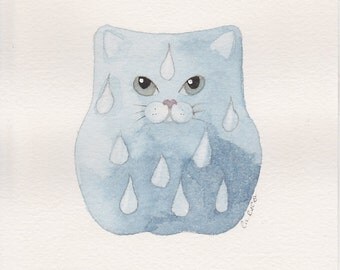 Raindrop painting | Etsy